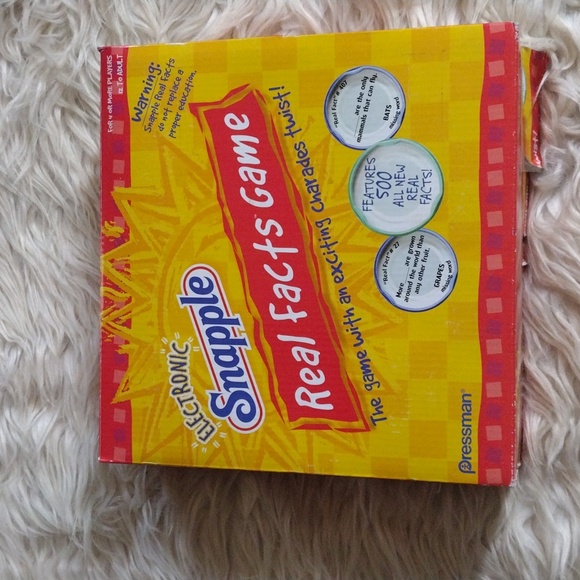 Pressman | Toys | Snapple Real Facts Electronic Game | Poshmark